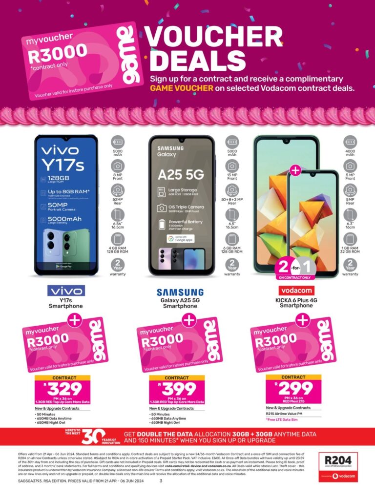 Latest Game Leaflet with great Cellphone specials - Just Browsing ...