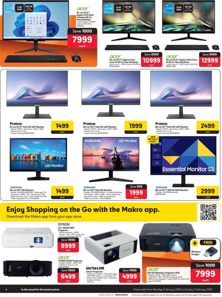 Makro Office Electronics Unbeatable Specials - Ends 2 Feb 2025! - Just ...