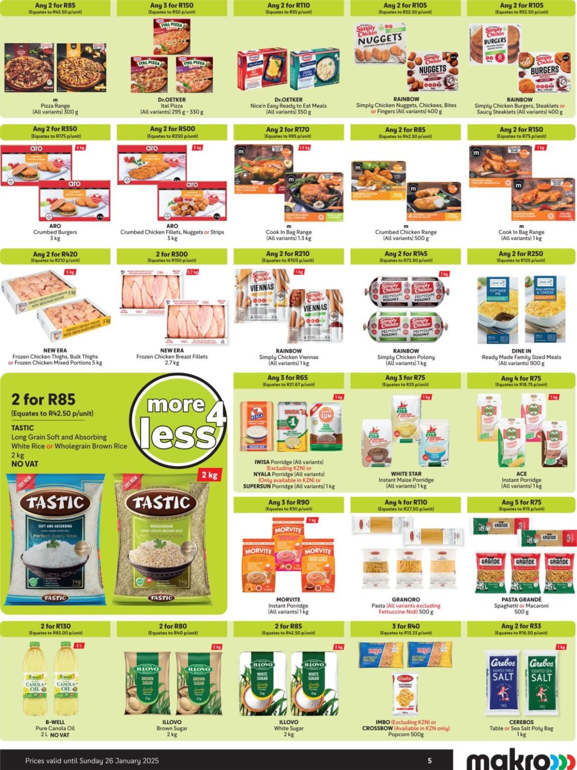 Makro More 4 Less Specials Catalogue - Ends 26 Jan 2025 - Just Browsing: Catalogues & Leaflets