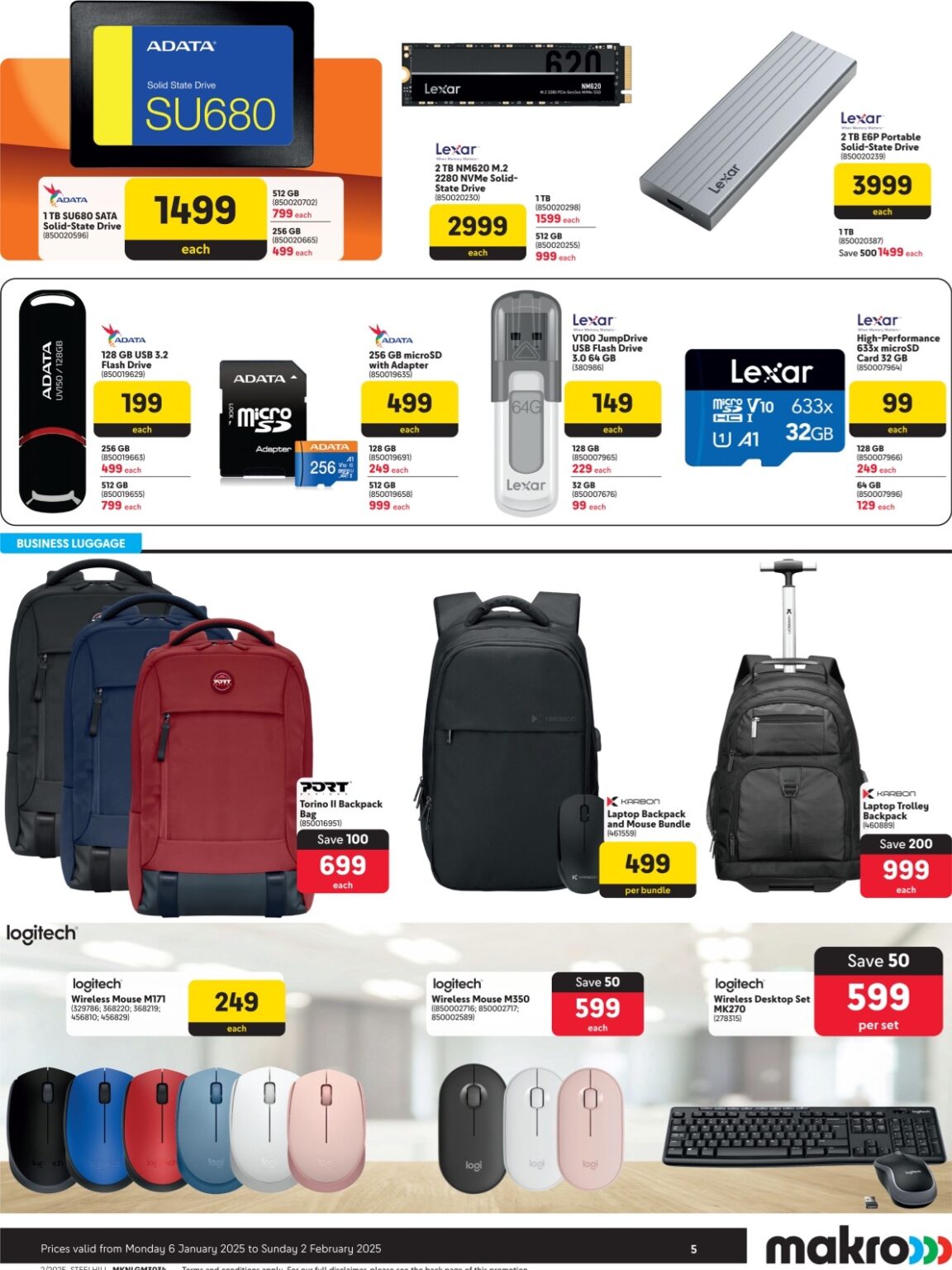 Makro Office Electronics Unbeatable Specials - Ends 2 Feb 2025! - Just ...