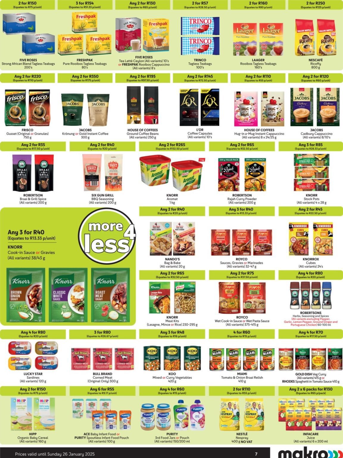 Makro More 4 Less Specials Catalogue - Ends 26 Jan 2025 - Just Browsing ...