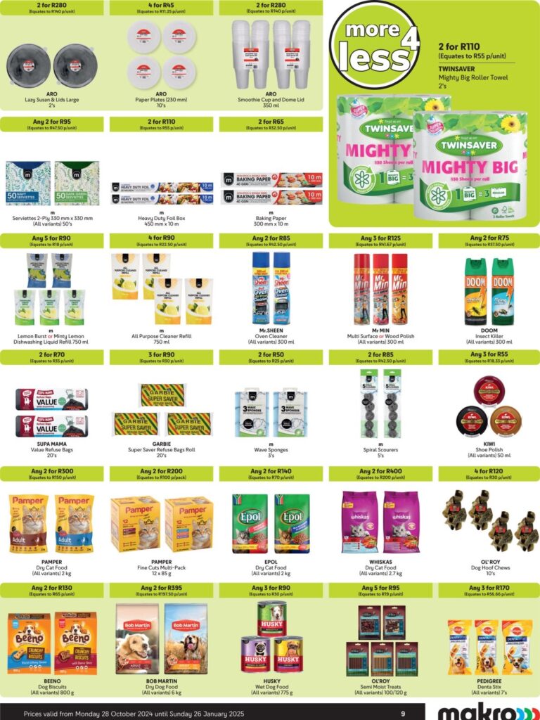 Makro More 4 Less Specials Catalogue - Ends 26 Jan 2025! - Just ...