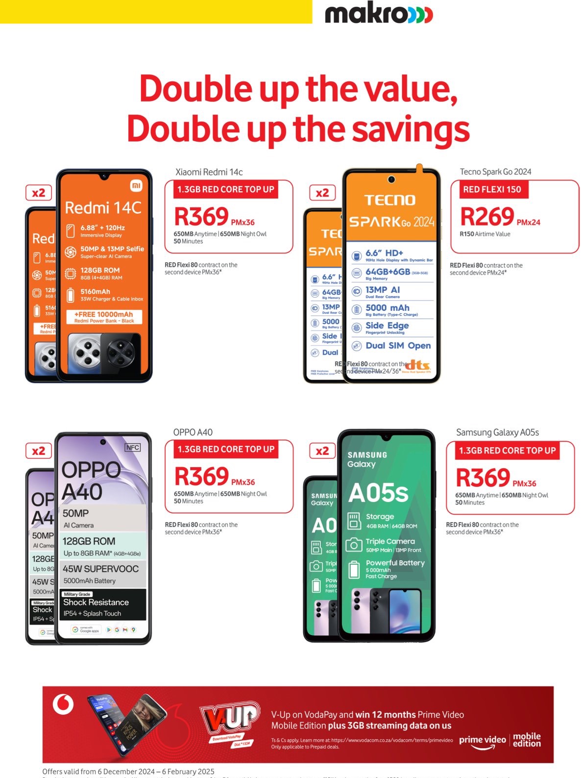 Makro’s Unbeatable Vodacom Specials Catalogue - Ends 6 Feb 2025! - Just ...