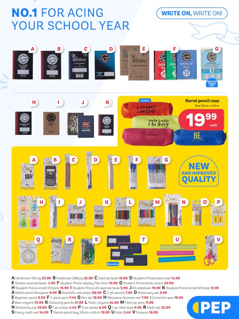 PEP School Uniform Specials Catalogue - Just Browsing: Catalogues ...