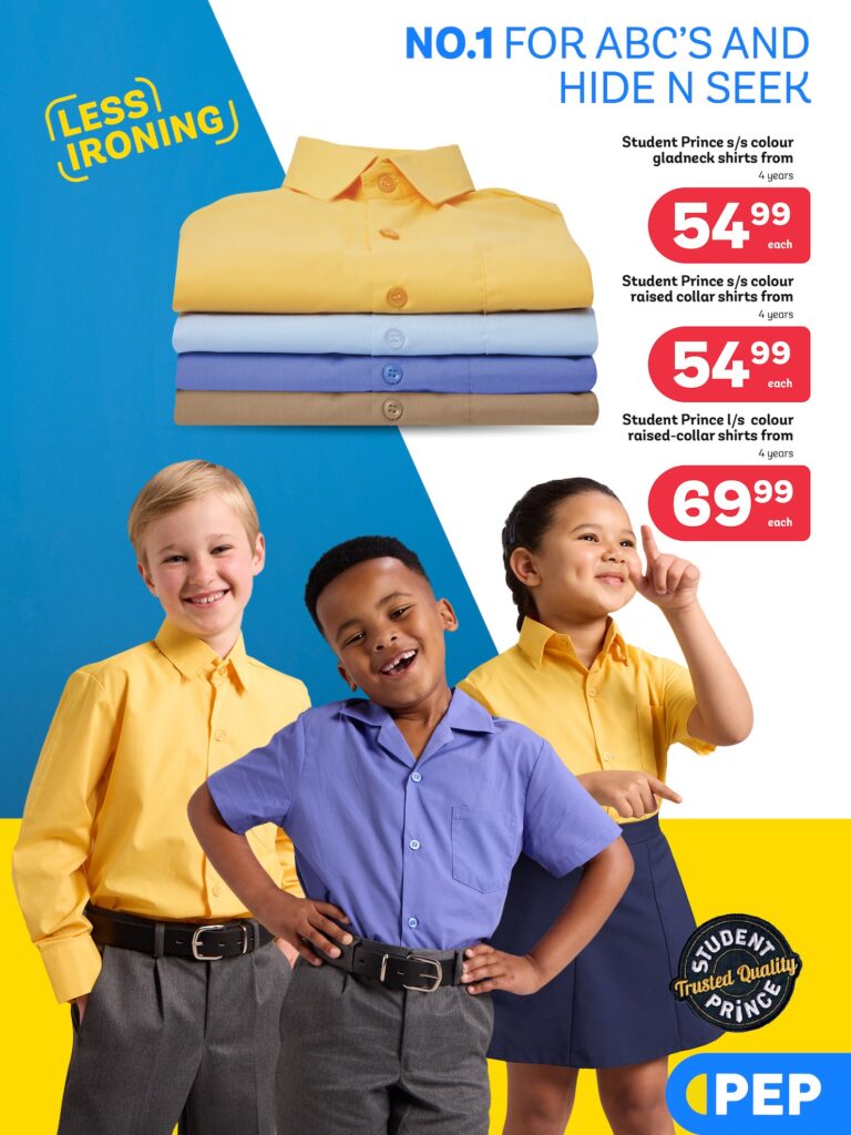PEP School Uniform Specials Catalogue - Just Browsing: Catalogues ...