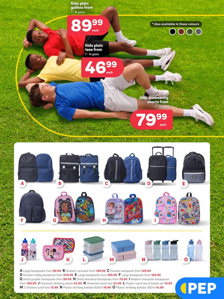 PEP School Uniform Specials Catalogue - Just Browsing: Catalogues & Leaflets